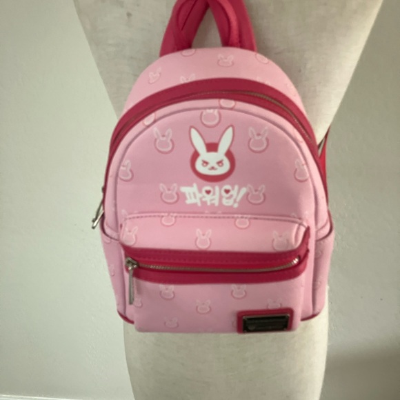 Loungefly | Bags | Rare Deadstock Loungefly Overwatch Dva Dva Pink Mini ...